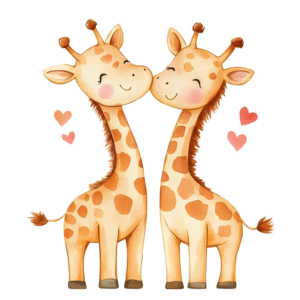 Giraffes 100% Cotton Fabric Panel Block FLIP-AD758 – Saphie's Fabrics