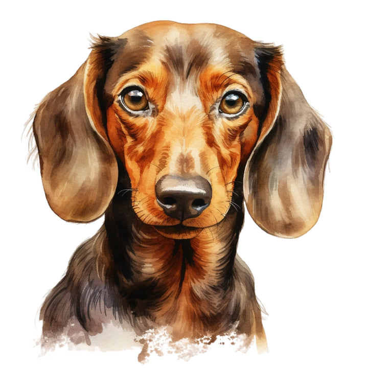 Dachshund Dog 100% Cotton Fabric Panel Block AE176 – Saphie's Fabrics