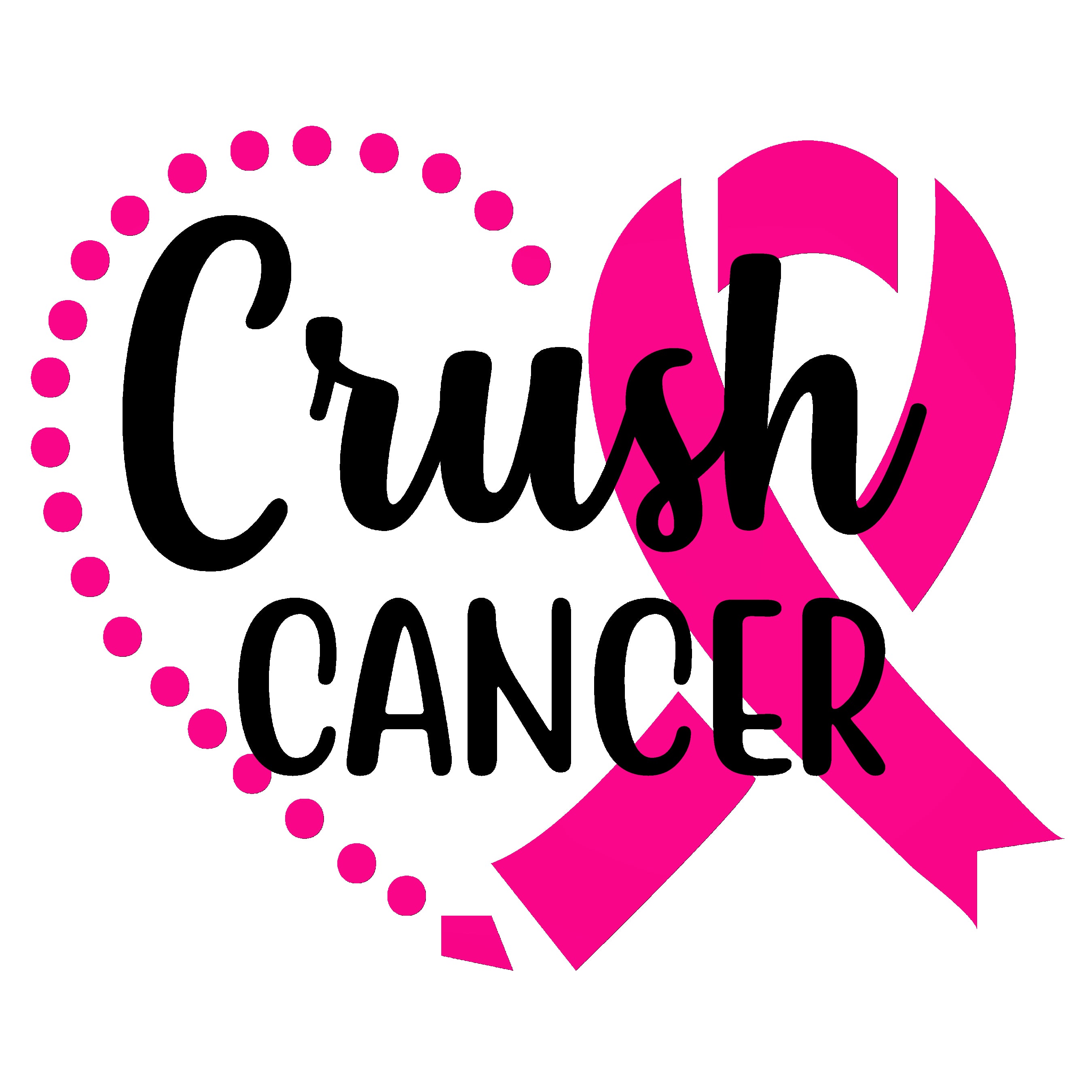 Cancer Awareness Pink Ribbon 100% Cotton Fabric Panel Block | Quilting ...