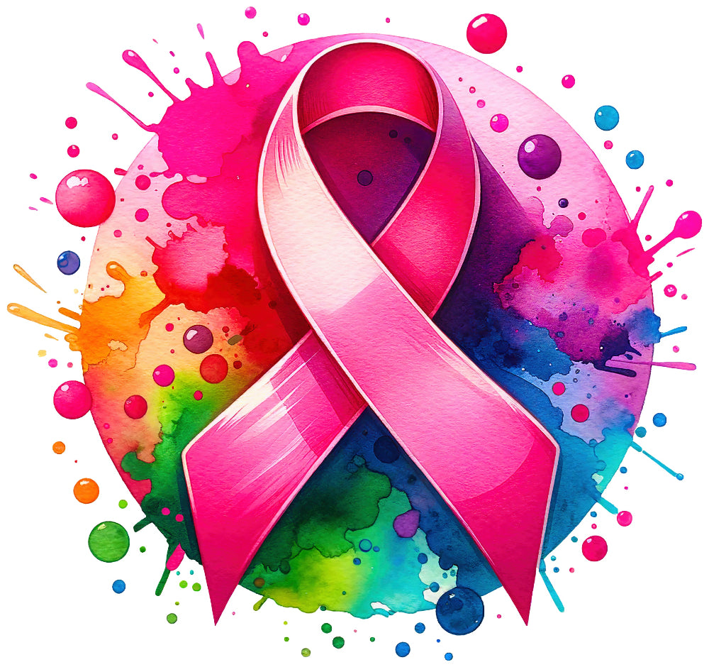 Cancer Awareness Pink Ribbon 100% Cotton Fabric Panel Block | Quilting ...