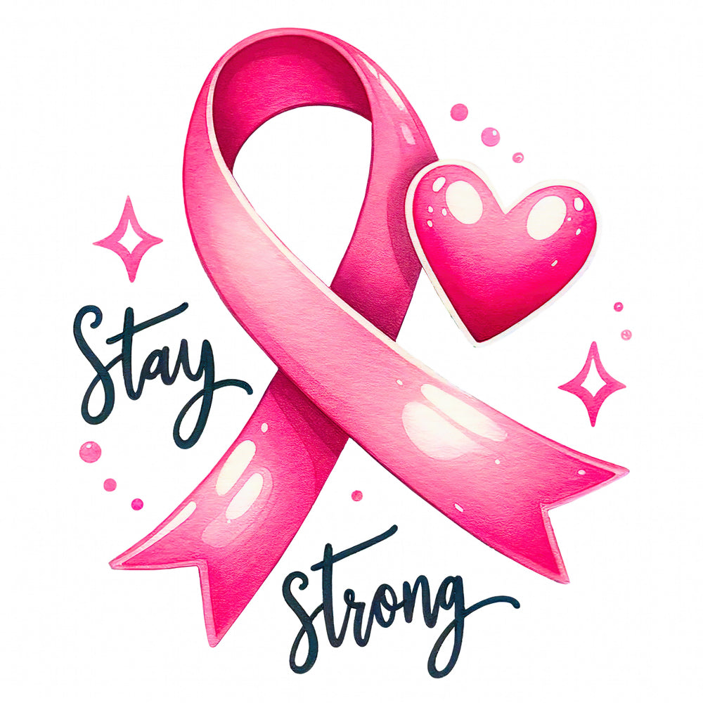 Cancer Awareness Pink Ribbon 100% Cotton Fabric Panel Block | Quilting ...