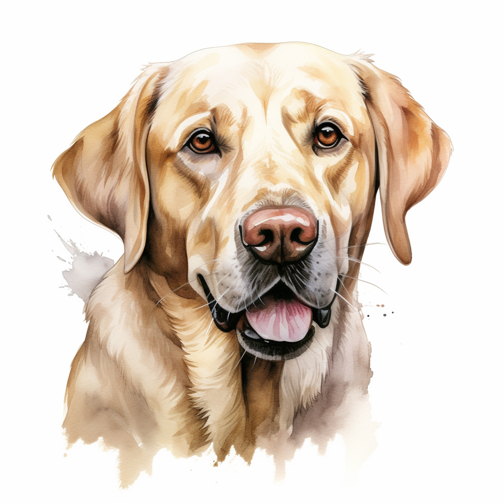 Labrador Dog 100% Cotton Fabric Panel Block | Quilting Sewing Square P ...